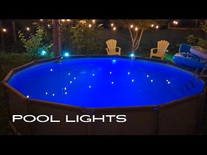 2025 Submersible LED Pool Lights | Ultra-Bright, Waterproof, Rechargeable, & Remote-Controlled!