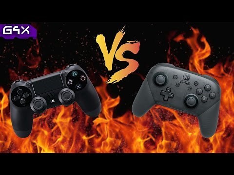 PS4 Controller VS Nintendo Switch Pro Controller