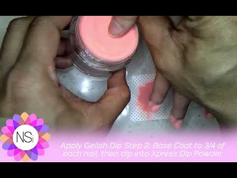 Gelish Xpress Dip Step by Step Demo