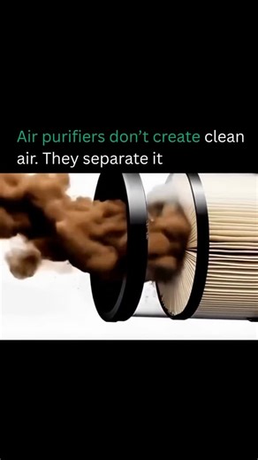 huzaif dar on Instagram: "A fan pulls room air inward, forcing it through multiple filtration layers. First, a pre-filter traps dust, hair, and larger particles. Then a HEPA filter captures microscopic threats like pollen, smoke, and mold spores. Activated carbon absorbs odors, chemicals, and gases. Some models add UV or ionization to neutralize airborne bacteria. What comes out isn’t new air, it’s just air with fewer problems. Simple airflow. Precise filtration. Continuous cycle. Follow @explai