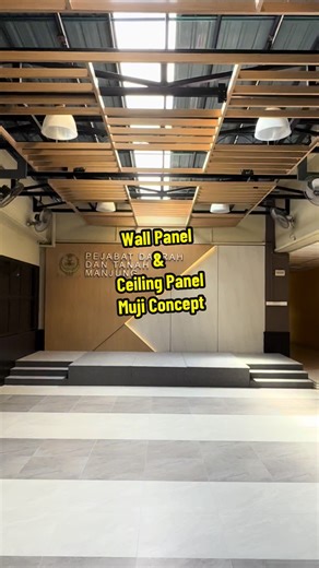 Wall Panel & Ceiling Panel Muji Concept Done ✅ Location - Pejabat Tanah Manjung, Perak 📍 Site Visit ✅ Site Measurement ✅ Matching Material ✅ 3D Drawing ✅ Demolition Work ✅ Carpentry Work ✅ Iron Work ✅ We Are One Stop Service, Designnbuild, Trusted✨ Free Site Visit✨ Free Site Measurement✨ Free Quotation✨ Free Design✨ Google Maps & Waze - Ay Interior Design✨ Contact - 016 555 8686 / 018 389 8939✨ #ayinteriordesign #interiordesign #carpentry #beforeandafter #perak