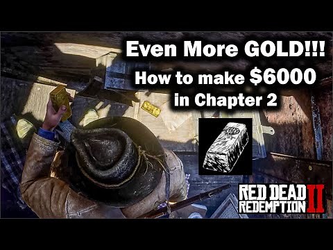 MORE GOLD, how to make $6000 early in chapter 2 in addition to the Explorer Challenge - Red Dead 2