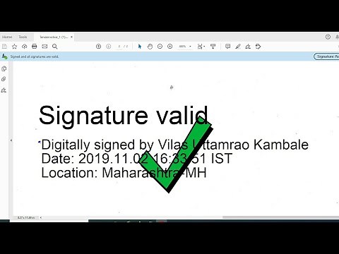 How to Validate Digital Signature in pdf in Windows 10 | Digital Signature Verify Kaise Kare