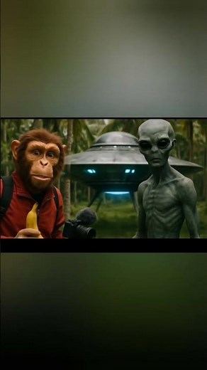 ai monkey in alien air face| if you want full video comnet me |and which language you want ?