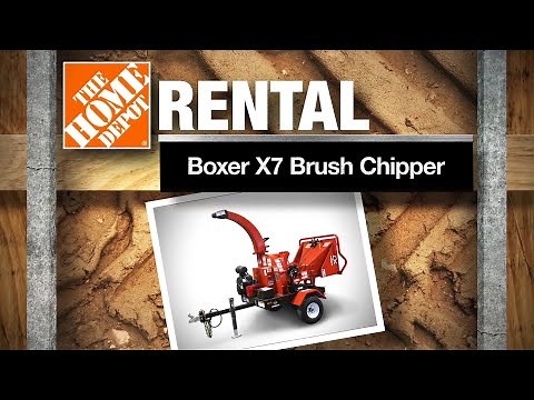 Boxer X7 Brush Chipper | The Home Depot Rental
