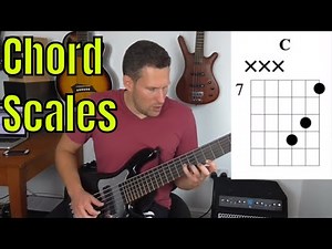 Chord Scales on Six String Bass - Bass Practice Diary - 22nd October 2019
