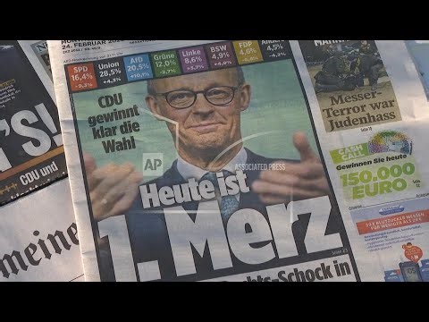 Morning reaction in Berlin after conservative CDU win most votes in German federal election