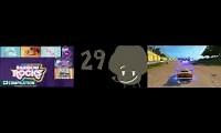 Mix of 3 videos from youtube : Equestria Girls Rainbow Rocks Shorts Item Invasion And Cars 3 Battle Race