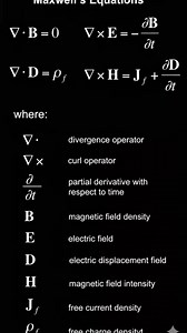 Maxwell's Equations #calculus | Universo Matematico
