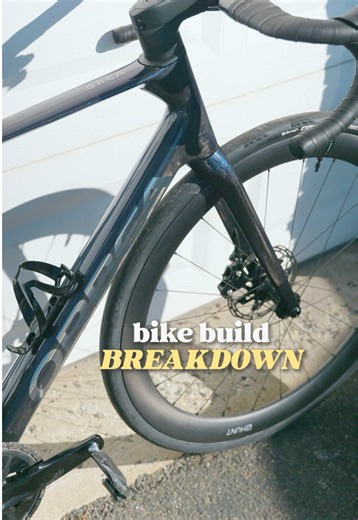 New Bike Build Breakdown 🚲 I can’t get enough of this build and this new frame has me stoked! This Orbea Orca frameset hit every box that I was looking for. It’s light, made of CF, not a crazy aero bike and is known for its climbing abilities which I can probably benefit more from. Can’t wait to update yall after a couple of rides! #cycling #roadcyclist