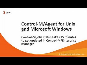 Job status takes 15 minutes to be updated in Control-M/Enterprise Manager