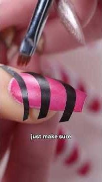 Candy cane nail art made super easy!