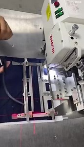 Automatic Industrial Flat-Bed Lock Stitch Welt Pocket Sewing Machine with Motor Sew Cut to Pocket Length for Jacket Pocket