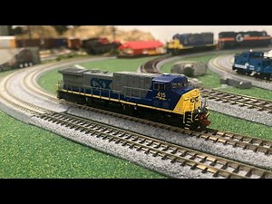 Review: ScaleTrains Rivet Counter N Scale CSX AC4400CW YN2 #415 With DCC & Sound