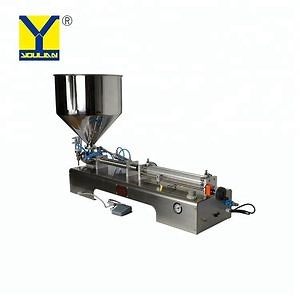 [Hot Item] G1wgd Semi Auto Pneumatic Single Head Thick Paste Filler Hand Washing Gel Cosmetic Cream Plastic Bottle Filling Bottling Machine