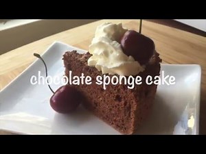 how to make chocolate sponge cake (resep bolu coklat)
