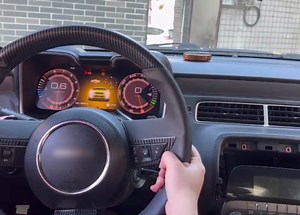 ZWNAV for Chevrolet Camaro 2010-2015 Instrument Cluster Dashboard Display, Digital Dashboard Panel Car Virtual Cockpit Speedometer