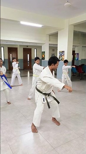 karate basic practice ||基本練習 (full video in channel)#shotokan #karate 🥋 #martialarts #jks#exam 🥋🥋🥋