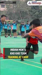 Indian Men's Kho Kho Team Intense Training for World Cup 2025