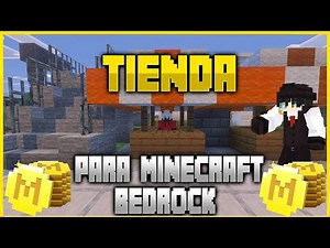 Haz tu tienda en Minecraft Bedrock en minutos
