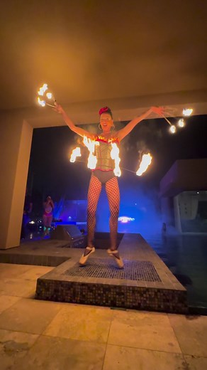 2.2K views · 32 reactions | She is on FIRE 並 #ballet #pointe #dancer #fire #fireperformer #circus #artist #omg #firedance #crazy | Life With Jenn | Facebook