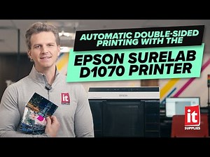 Automatic Double-Sided Printing with the Epson SureLab D1070 Printer
