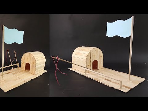 How to make mini Raft From Popsicle Sticks