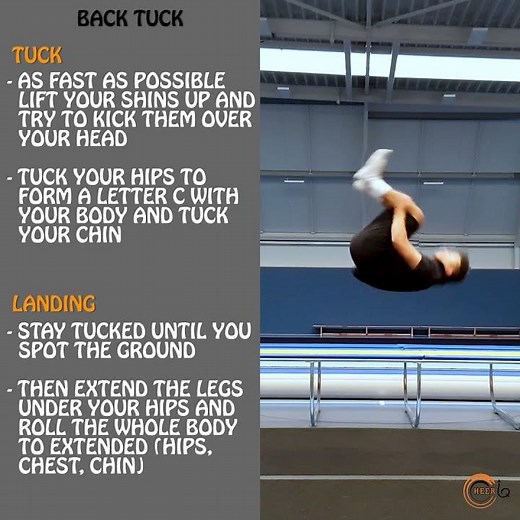 Back tuck instructional video - tumbling