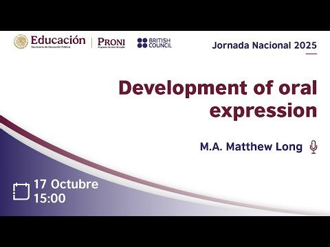 Jornada Nacional 2025 - Development of oral expression