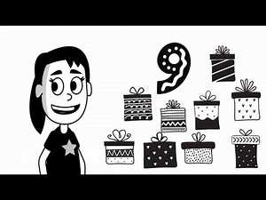 Count to ten | Baby sensory high contrast fun video | Black white