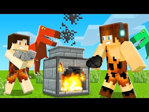 FORNALHA PRIMITIVA !! - Minecraft Dinossauros #07