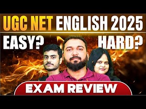 UGC NET English 2025 Paper Analysis | Expected Cut Off & Difficulty Level