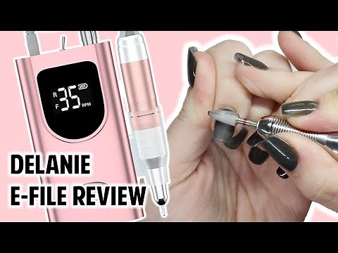 AMAZON E-FILE REVIEW | DELANIE ELECTRIC NAIL DRILL MACHINE | Electric nail file