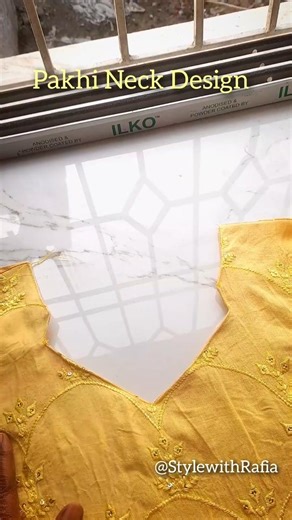 Easy Neck Design Techniques (Sewing Hacks) #sewing #stitch #shorts #neckdesign #craft