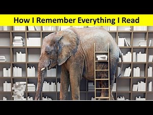 How I Remember Everything I Read reading remember books