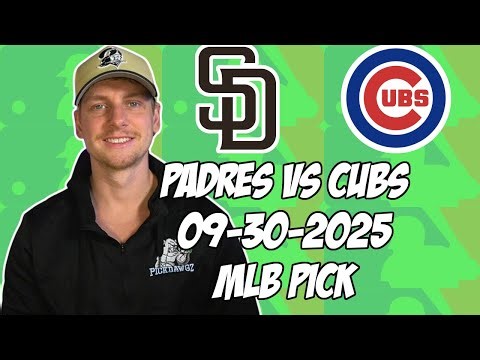 San Diego Padres vs Chicago Cubs 9/30/25 MLB NL Wildcard Pick & Prediction | MLB Betting Tips