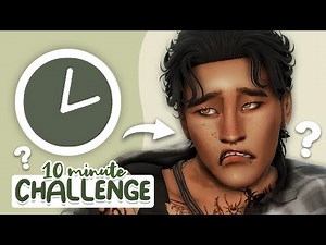 Can I make a Sim in 10 MINUTES?! ⏰ | Sims 4 Create a Sim Challenge