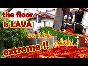 THE FLOOR IS LAVA EXTREME !! 😱🔥ALLES BRENNT!| Der BODEN ist LAVA | FAMILY FUN