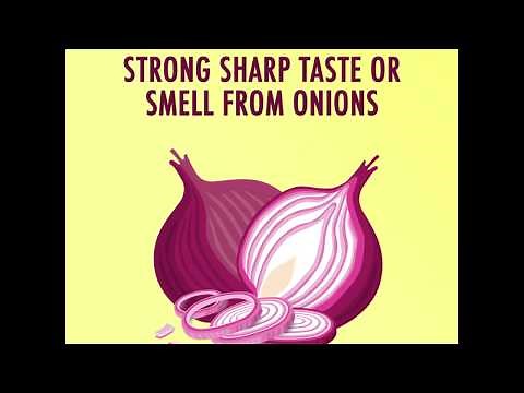 How to Remove the Strong Sharp Taste or Smell from Onions