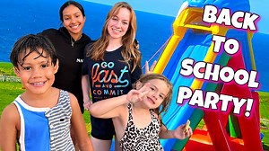 Everyone is going back to school, so we decide to have a fun last day of summer party! Let the back to school party begin! | Crazy Pieces