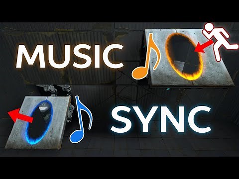 If Portal 2 was a Rhythm Game (Synchronized Music Map)