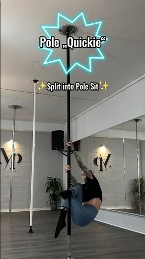 It‘s time for a Pole Quickie! Transition vom Split to Pole Sit - Poledance Tutorial und Inspiration✨