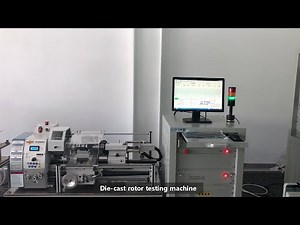 Die casting rotor testing machine, aluminum/copper rotor test