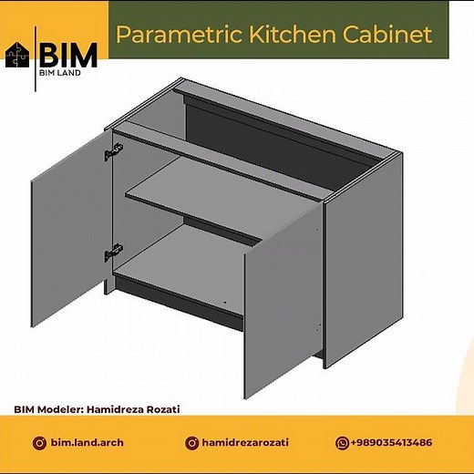 Create Kitchen Family with REVIT.