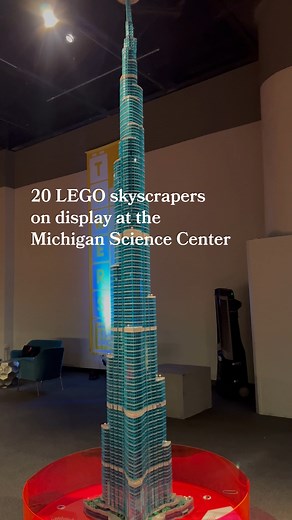 20 precisely detailed skyscrapers made by LEGO master builders are on display at the Michigan Science Center in Detroit through January 2024 #legos #skyscraper #burjkhalifa #empirestatebuilding #willistower #Taipei101 | MLive.com
