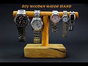DIY: Easy wooden watch stand
