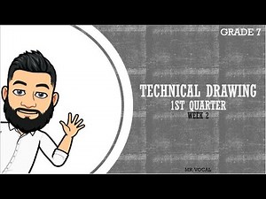 Technical Drawing Grade 7 || Lettering Styles and Techniques ||