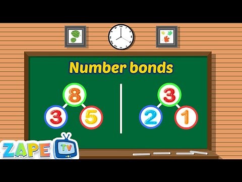Number Bonds | Number Bonds to 10 | Addition Song for kids | Educational Song | Zape TV