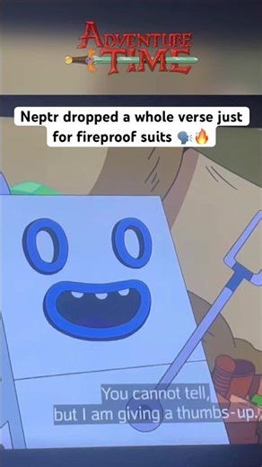 Neptr dropped a whole verse just for 🔥 Proof Suits! #adventuretime #shorts
