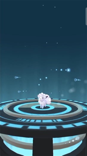 Shiny ✨ Alolan vulpix evolution in Pokemon go 😍 GOZALO ( Ultra slowed ) #shinypokemon #shorts #viral